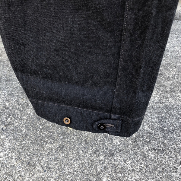 Nigel Cabourn MAIN LINE “BRITISH ARMY PANT BLACK DENIM" | ENN-USHIMADO