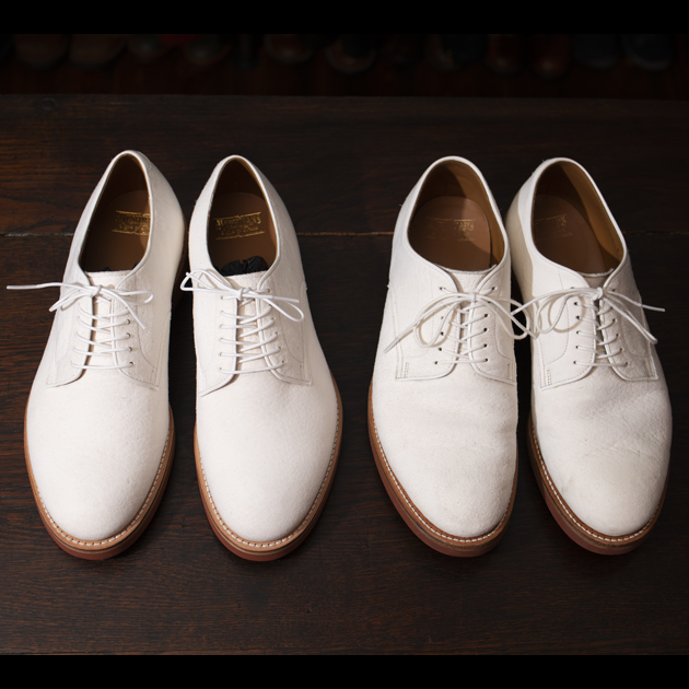 MUSHMANS Footwear "White Bucks Shoes" 2024年 再生産分のリリースです！！ | MUSHMANS ...