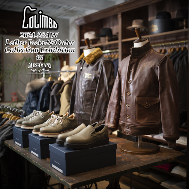 COLIMBO 2024-25AW Leather Jacket&Outer Collection Exhibition COLIMBO 2024-25AW Leather Jacket&Outer Collection Exhibition