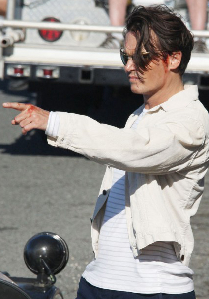 johnny reading the letters from Tompson May 21 1997