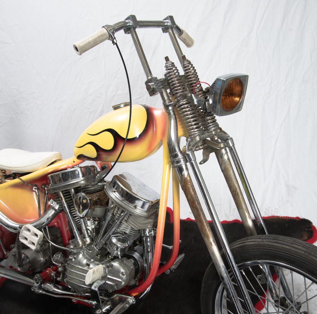 1955 Panhead chopper yellow #647 | RIDE★ON 090-4425-0816