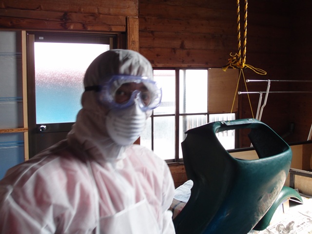 塗装開始 for BDR | Garage blog