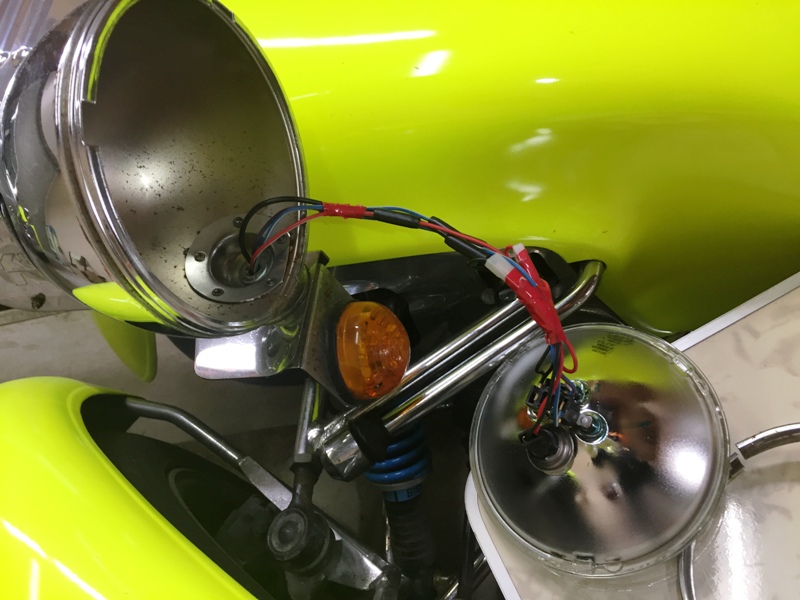 ヘッドライト交換 for BDR | Garage blog