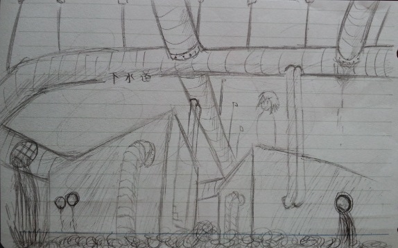 思い出の品2(キャラ初期デザインと落書き) | 好奇心旺盛な住民達