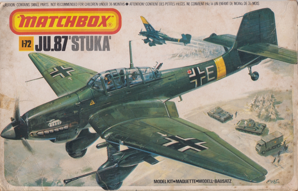 “MATCHBOX” 1-72 JU・87 ‘STUKA’ G1/D3 その1 | My First JUGEM