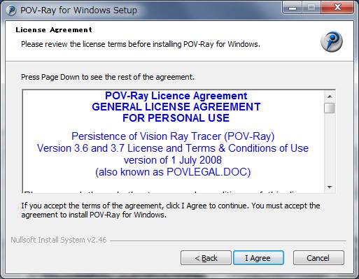 POV-Ray v3.7 が RC6 から RC7 にバージョンアップした | KOKAのつぶやき