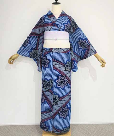 竜田川の有松絞り浴衣コーデ | はきもの・きもの 弥生 ブログ