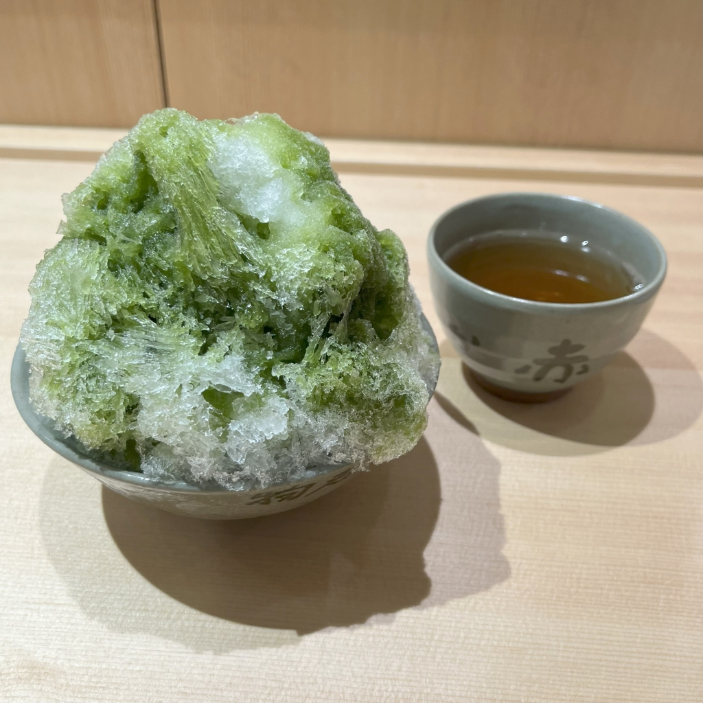 大阪で赤福氷を。 | すばらしい日々。