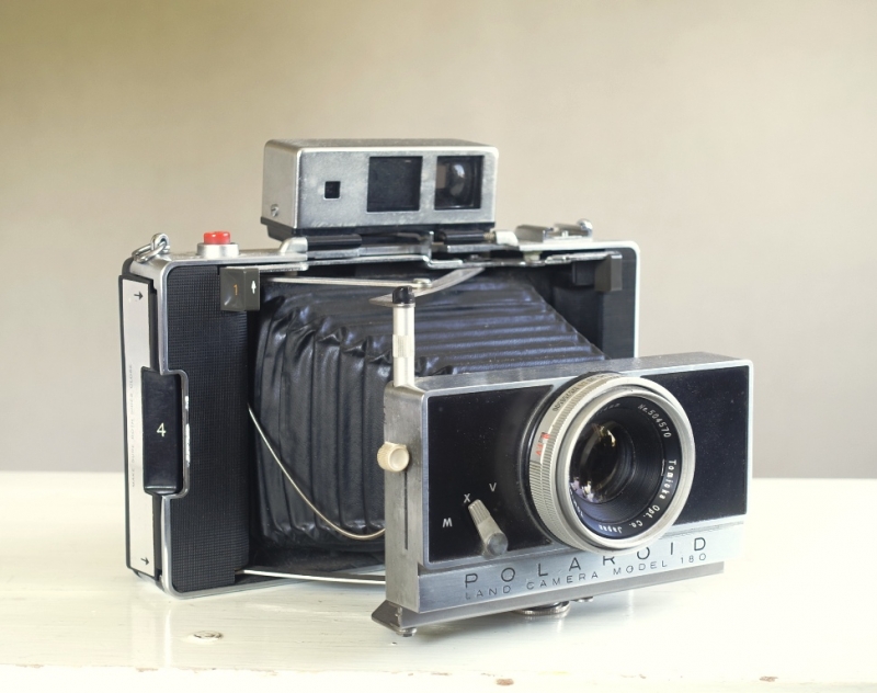 Polaroid Land Camera Model 180 Tominon 114mm f4.5 | Antiques ...