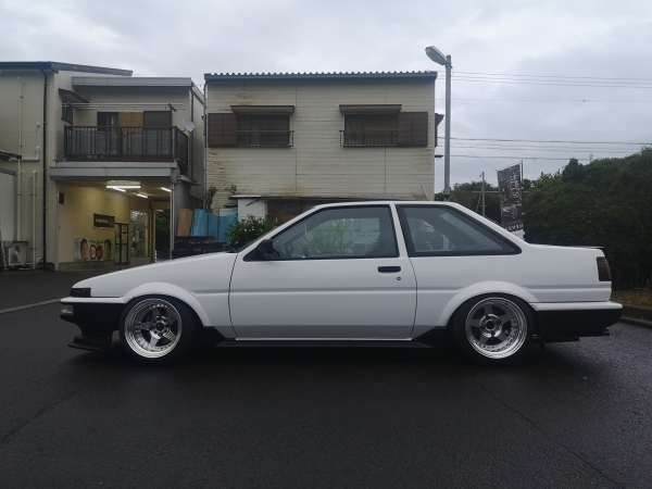 AE86 WORK MEISTER CR01 15インチホイール 装着～♪ | カーファッション紀州の気ままにブログ！