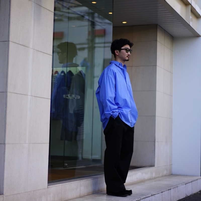 Graphpaper(グラフペーパー)23AW Collectionの新作、 Broad L/S Oversized Regular ...