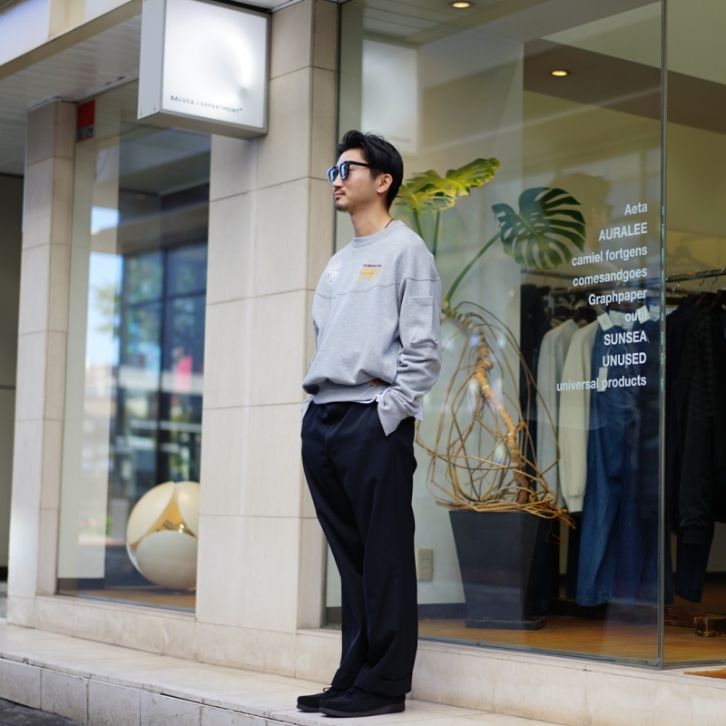 SUNSEA (サンシー) 29th Collectionの新作、SUNSEA Chin Sweat SUNSEA (サンシー) 29th Collectionの新作、SUNSEA Chin Sweat
