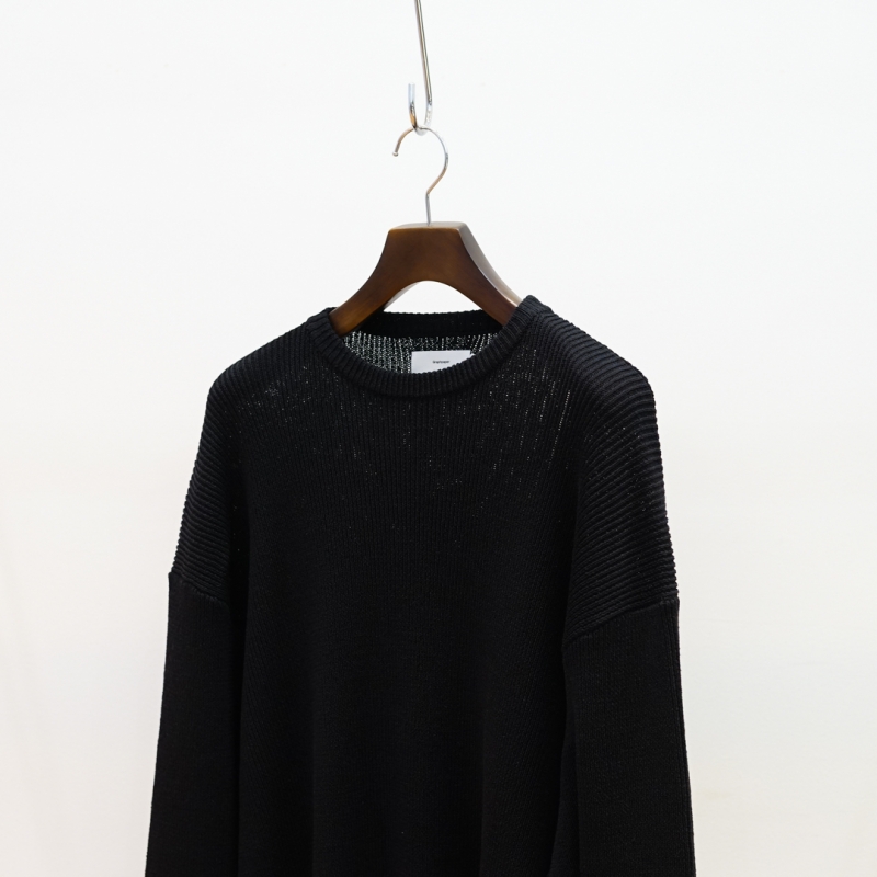 Graphpaper(グラフペーパー) 25SS Collectionの新作、Linen Solotex Loose Rib Crew ...