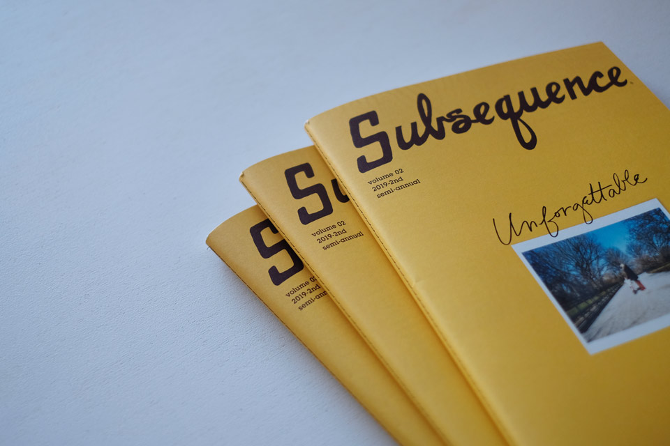 Subsequence Magazine Vol.2 | CARGO NEWS