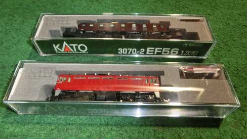 【Nゲージ】スロットレスモーター搭載のEF56 1次形とED75 1000 前期形を入手 | 鉄道模型を楽しもう