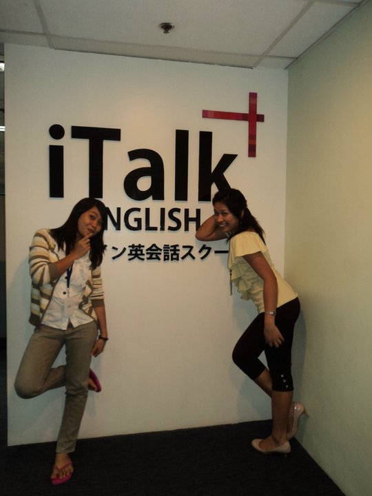 iTalk English English school at Cebu office. | My life and Working ( English,Rent room )