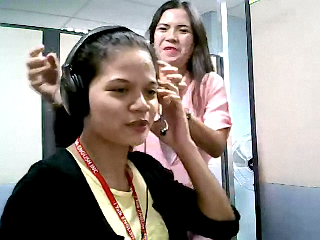 iTalk English School:Teacher Riza and April | My life and Working ( English,Rent room )