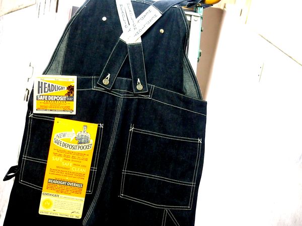 ヘッドライトのオーバーオールを！！【HEAD LIGHT 11oz. DENIM OVERALLS】 | JUNKY STYLE ...