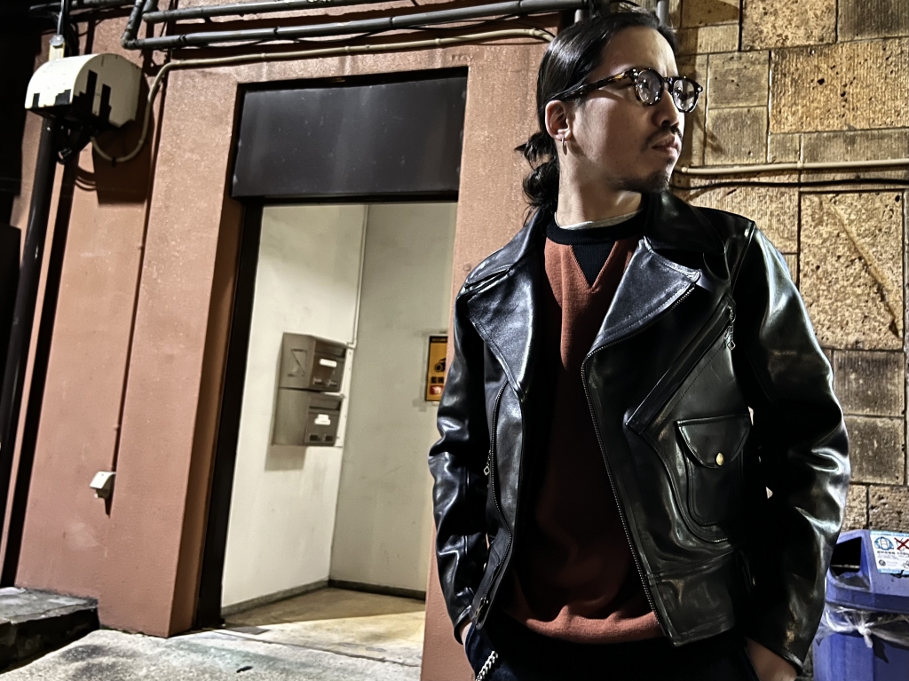 JUNKYSTYLE × DAPPER'S【1950'S STYLE MOTORCYCLE LEATHER JACKET】 | JUNKY ...