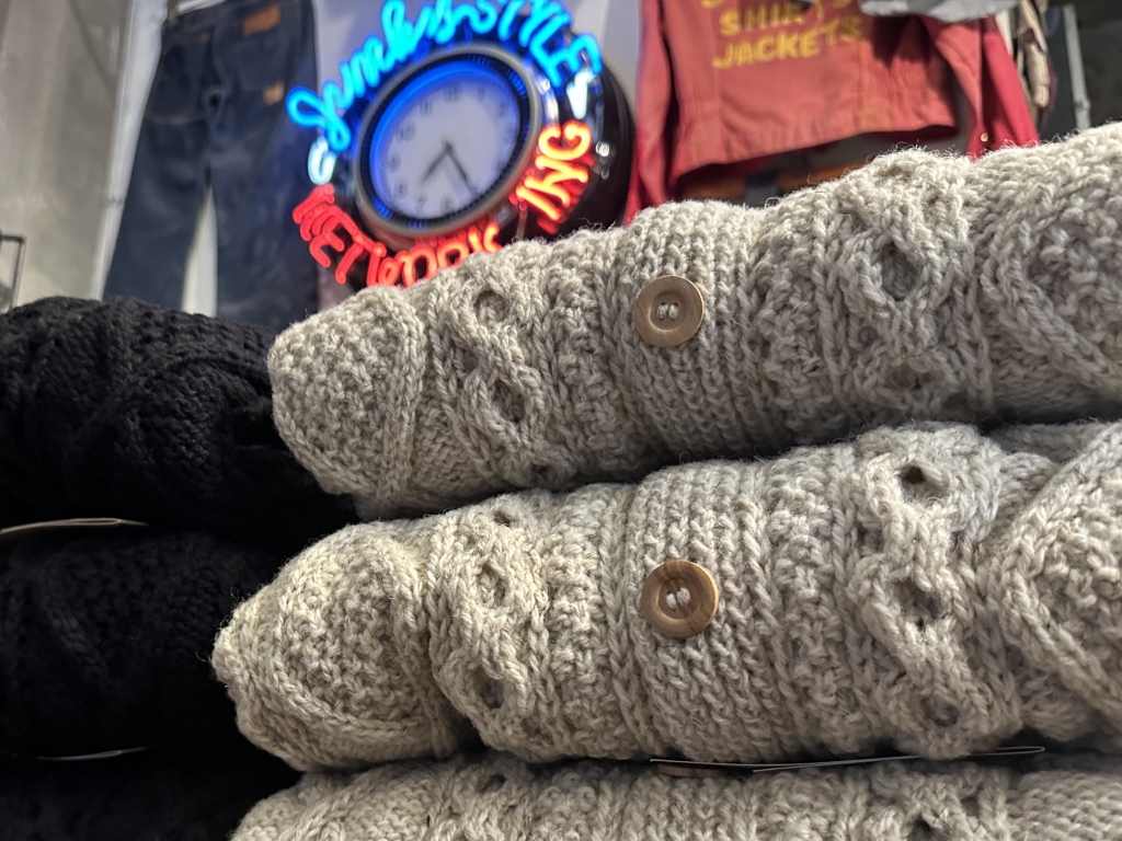 週末アイテム‼‼【Athena Designs 2S CREW NECK GENTS CARDIGAN】 | JUNKY STYLE ...