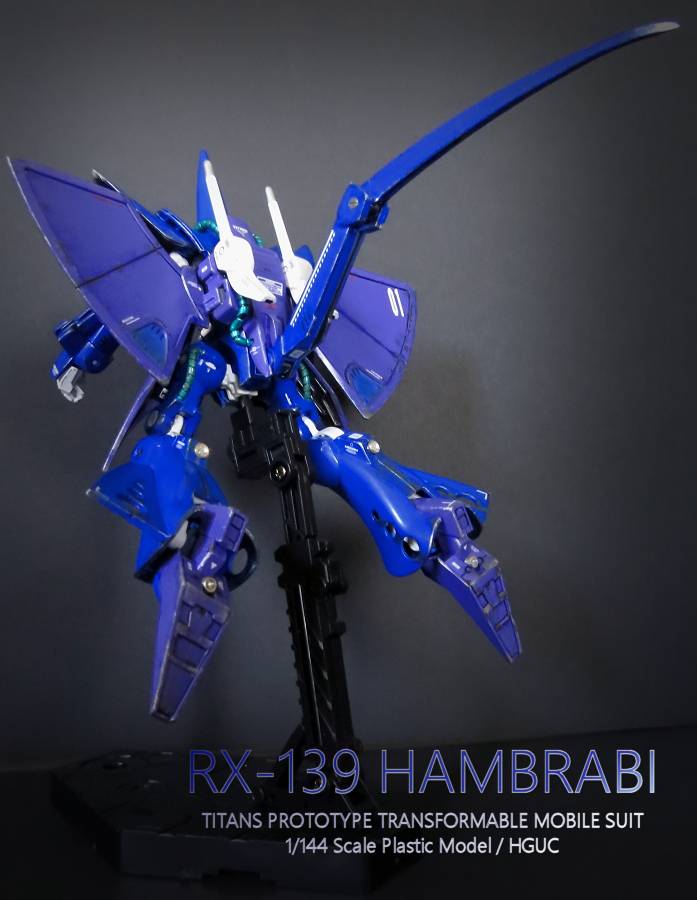 RX-139 HAMBRABI 1/144 Scale Plastic Model：High-Grade Universal Century ...