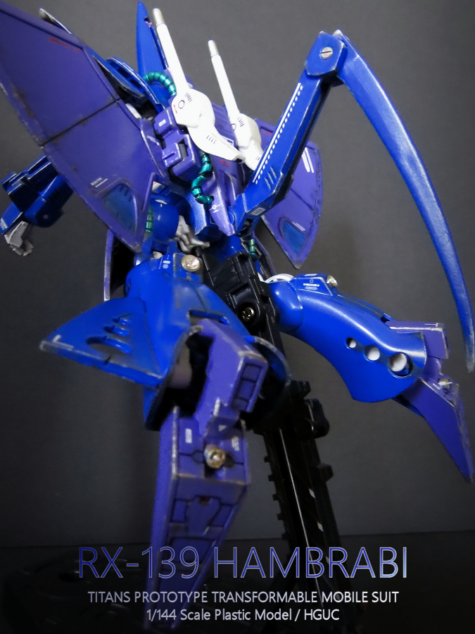 RX-139 HAMBRABI 1/144 Scale Plastic Model：High-Grade Universal Century ...