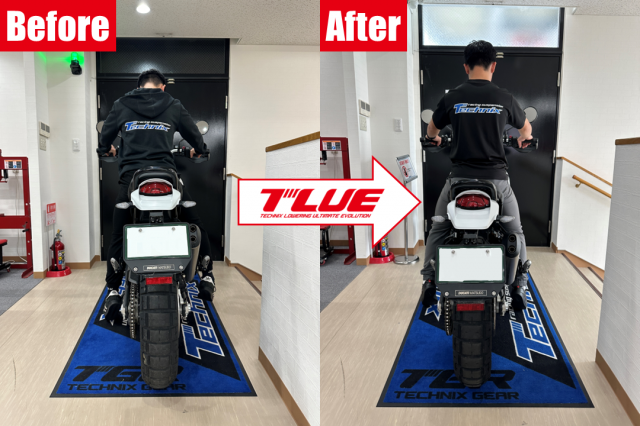 TLUEの足付きって実際どうなの！？[DUCATI DESERT X] | TECHNIXのここがツボ！