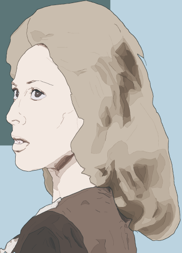 Olga Bisera in "The Spy Who Loved Me" | with a kiss, passing the key