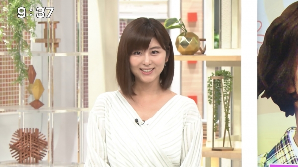 宇賀なつみアナがお辞儀で谷間が見えた！！ | 新・女子アナ図鑑