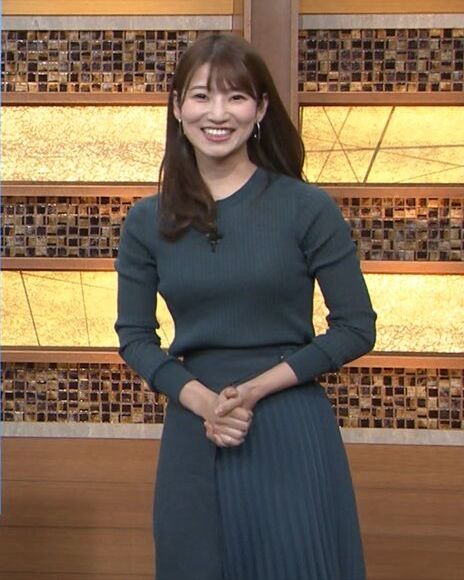 安藤萌々 ニットで巨乳がクッキリ！エロい横乳！！ニット乳おっぱいのエロさMAX！！ | 新・女子アナ図鑑