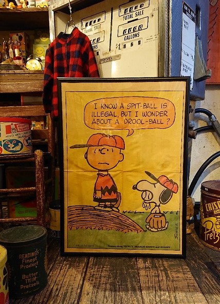 1968’S Vintage Peanuts Gang Sunday Comic Poster | インディヒナ | AMERICAN ...