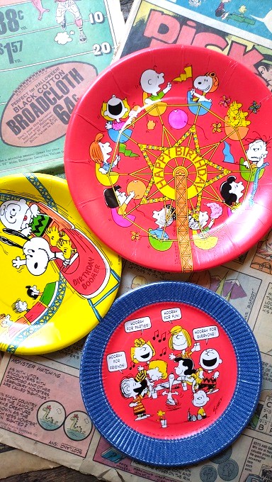 Vintage Peanuts Party Plate Hallmark | インディヒナ | AMERICAN JUNK STYLE INDIGENA