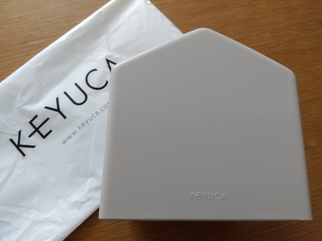 KEYUCA Moi コンパクトティッシュケース ライトグレー | ナオロマツ食堂