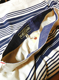 Sugar Cane Light SC65562/SC65563 TICKING BORDER TEE ＆ ZIP PARKA | Lua-Blog