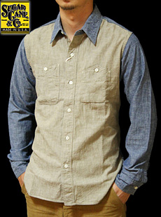 SUGAR CANE Light SC25985/SC25986/SC25988 WORK SHIRT | Lua-Blog