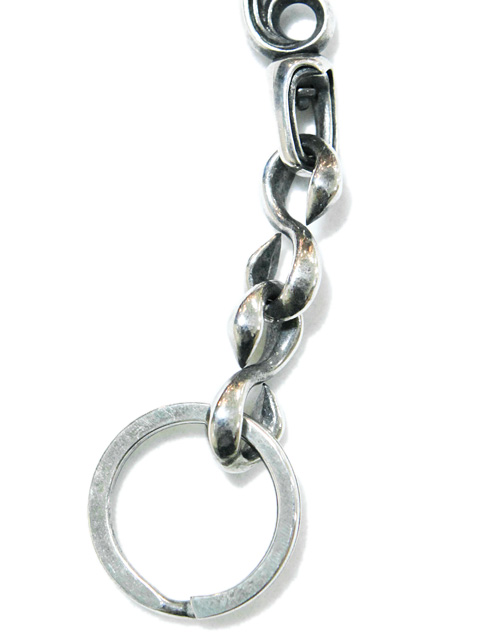 Inception by OPUS（インセプション・オーパス） IPC-03/IPK-03 シルバーメッキ製Sカンウォレットチェーン＆キー ...